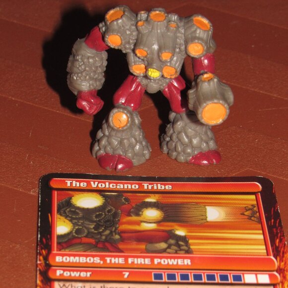 Toys | Gormiti 2 Inch Action Figure With Card Volcano Tribe Bombos The ...